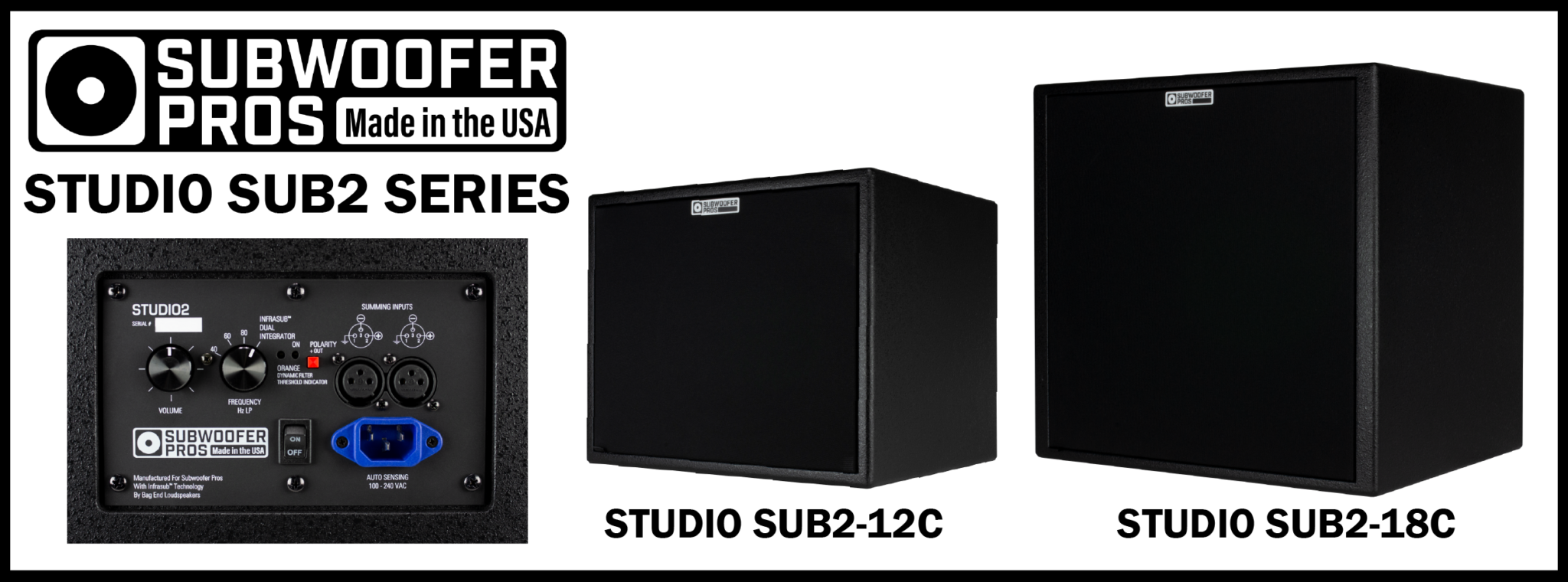 REVAMPED SUBWOOFER PROS STUDIO SUB2 SERIES DELIVER UPGRADED LOW END ...